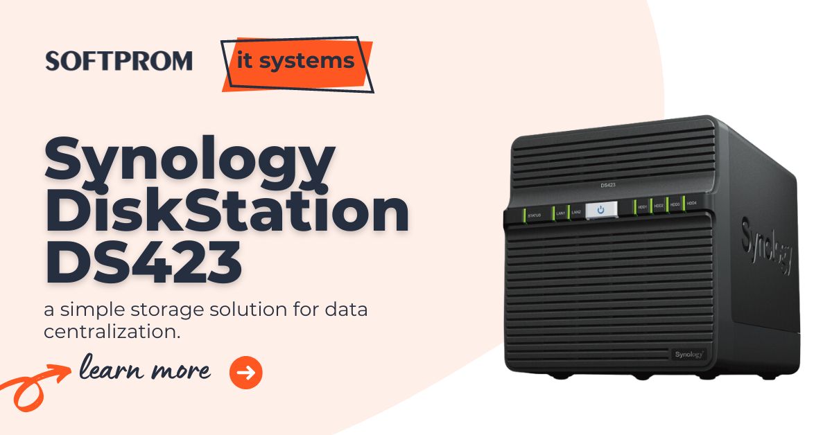 The 4-bay DiskStation DS423